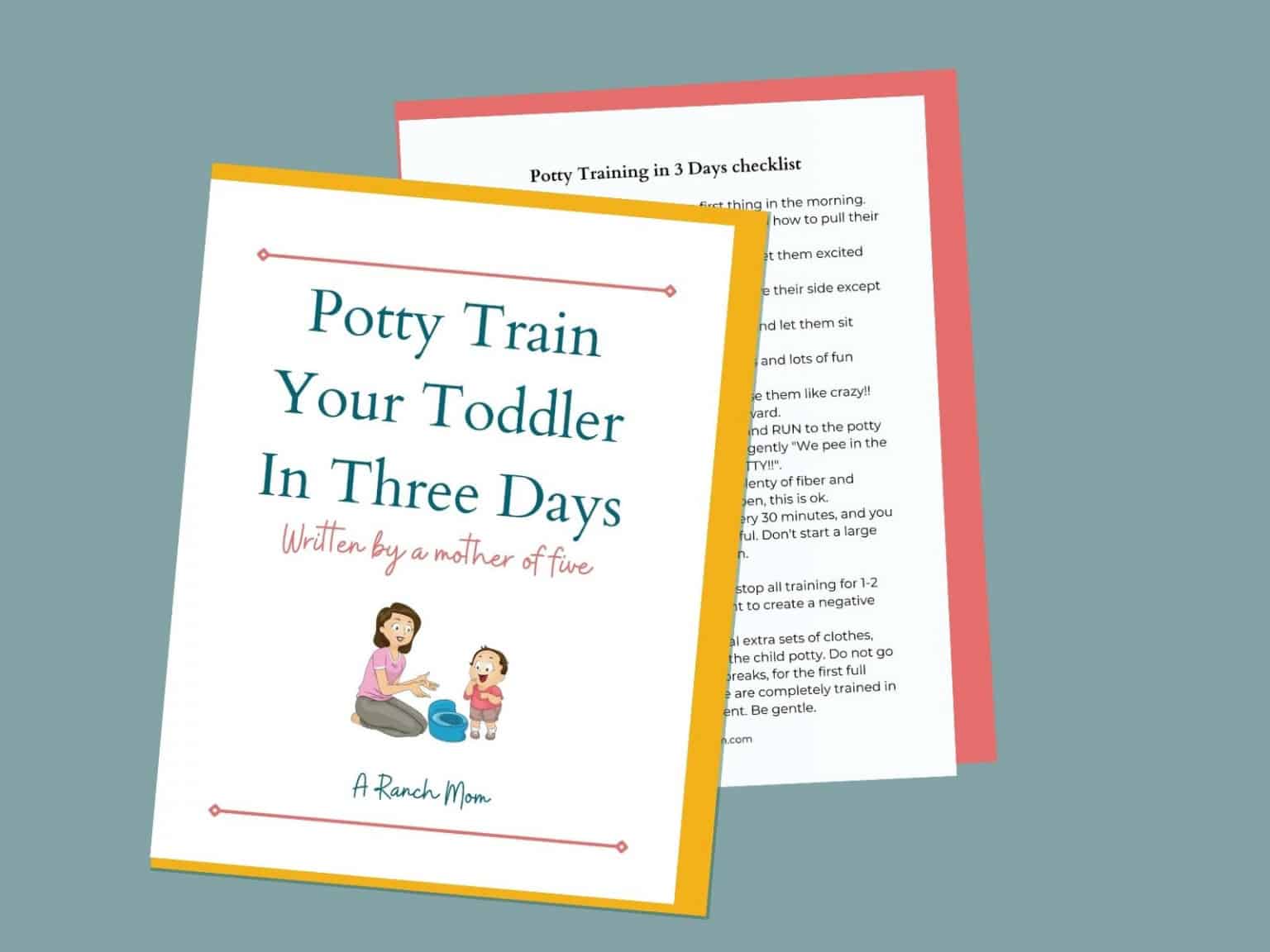 Printable Potty-Training Method - A Ranch Mom