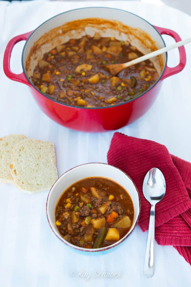 Ground Venison Vegetable Soup - A Ranch Mom
