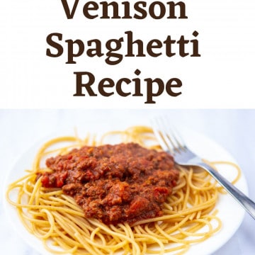 Venison Spaghetti Recipe - A Ranch Mom
