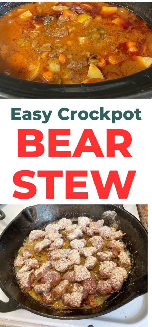 Easy Crockpot Bear Stew Recipe - A Ranch Mom