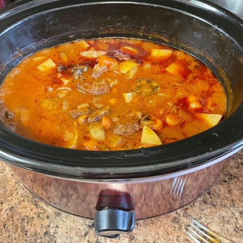 Easy Crockpot Bear Stew Recipe - A Ranch Mom