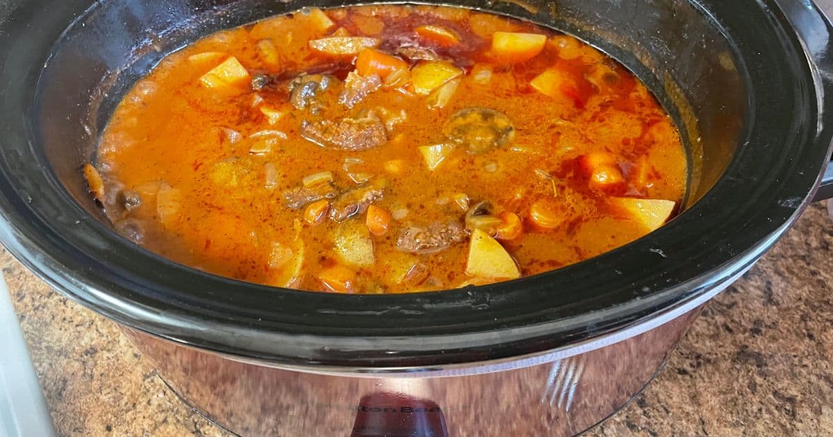 Easy Crockpot Bear Stew Recipe - A Ranch Mom
