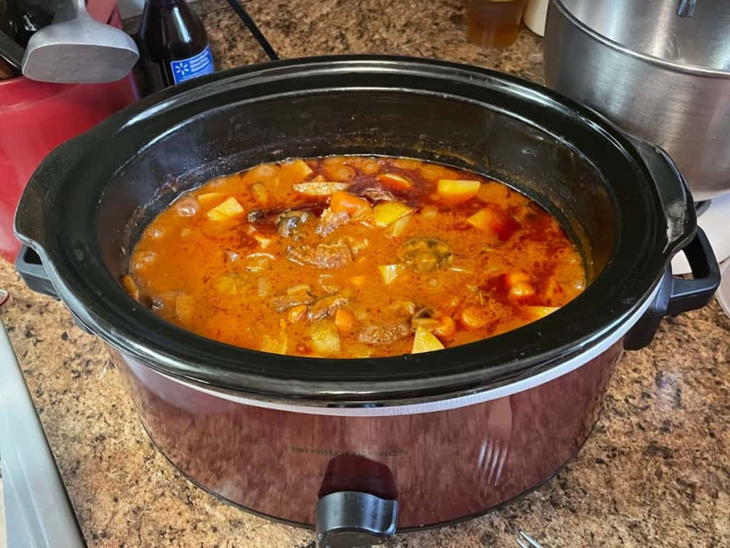 Easy Crockpot Bear Stew Recipe - A Ranch Mom