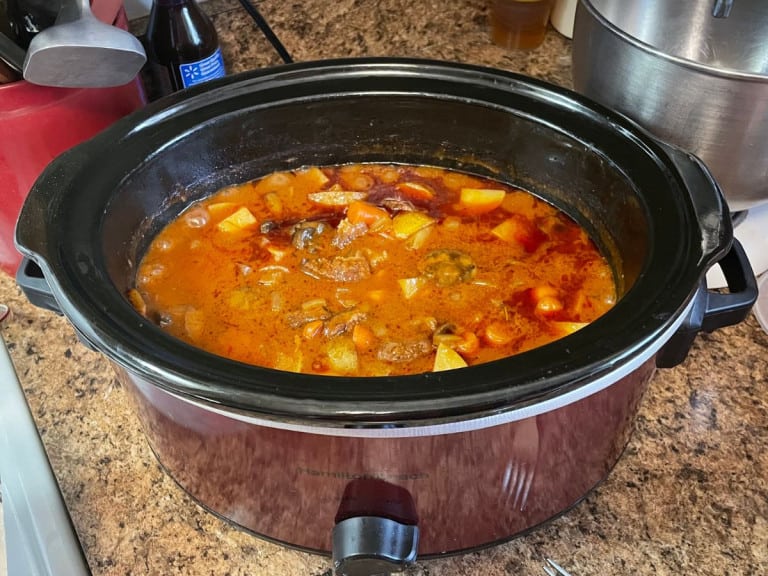 Easy Crockpot Bear Stew Recipe - A Ranch Mom