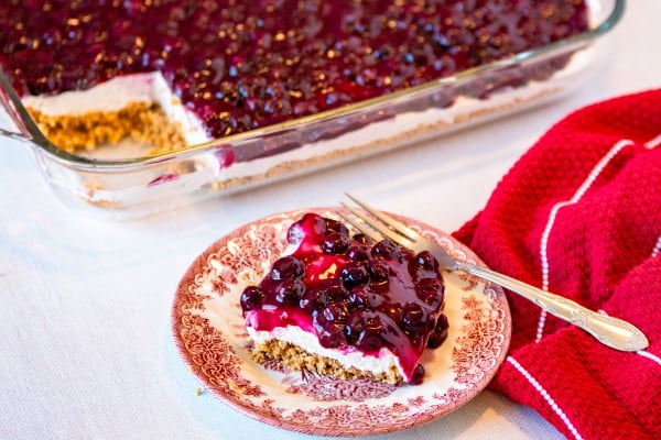 Blueberry Delight Recipe (with frozen berries) - A Ranch Mom