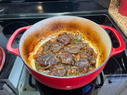 Braised Elk Shanks with wine (oven or slow cooker) - A Ranch Mom
