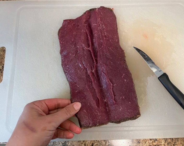 Cream Cheese Stuffed Venison Backstrap - A Ranch Mom